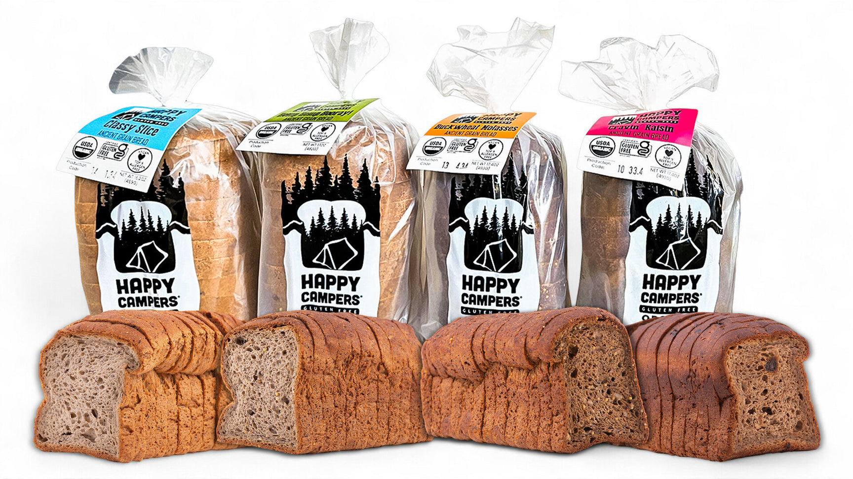 Buy Gluten Free Loaves Online | Organic Buckwheat Flour Bread | Happy ...