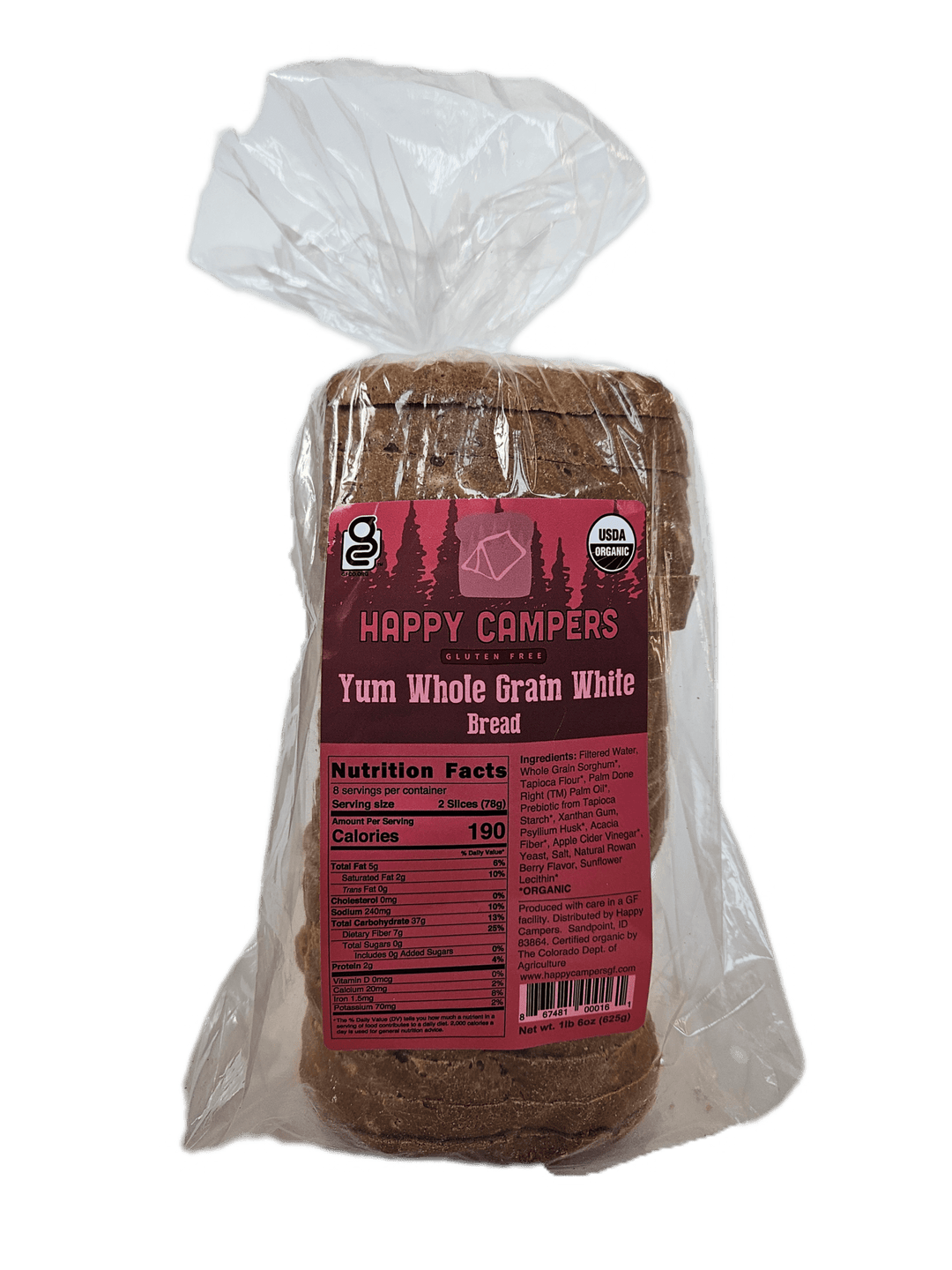 Whole Grain Yum White Big Pan – Happy Campers Gluten Free